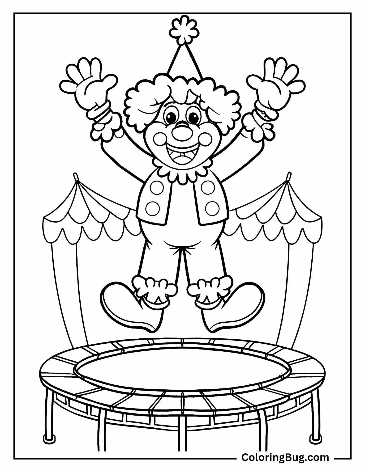 32 Clown Coloring Pages (Free Printable PDFs)