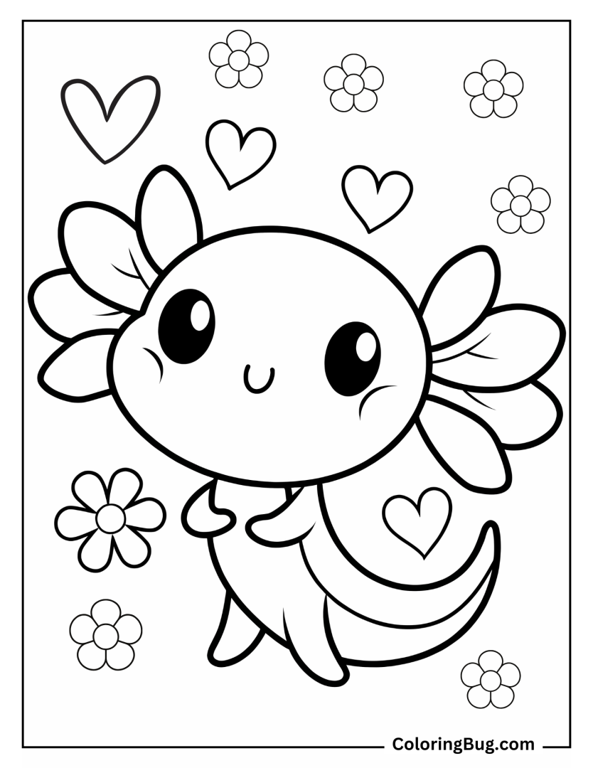 110 Cute Coloring Pages (Free Printable PDFs)