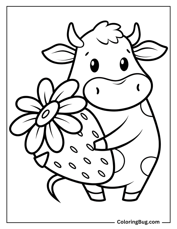 30 Strawberry Coloring Pages (Free Printable PDFs)