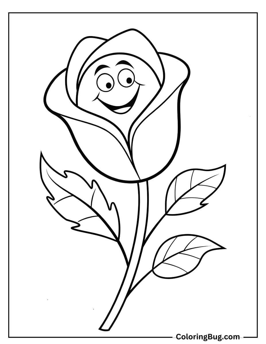 40 Rose Coloring Pages (Free Printable PDFs)