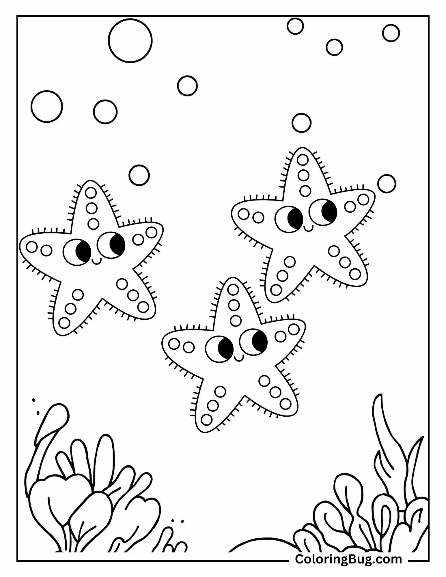 42 Ocean Coloring Pages (Free Printable PDFs)