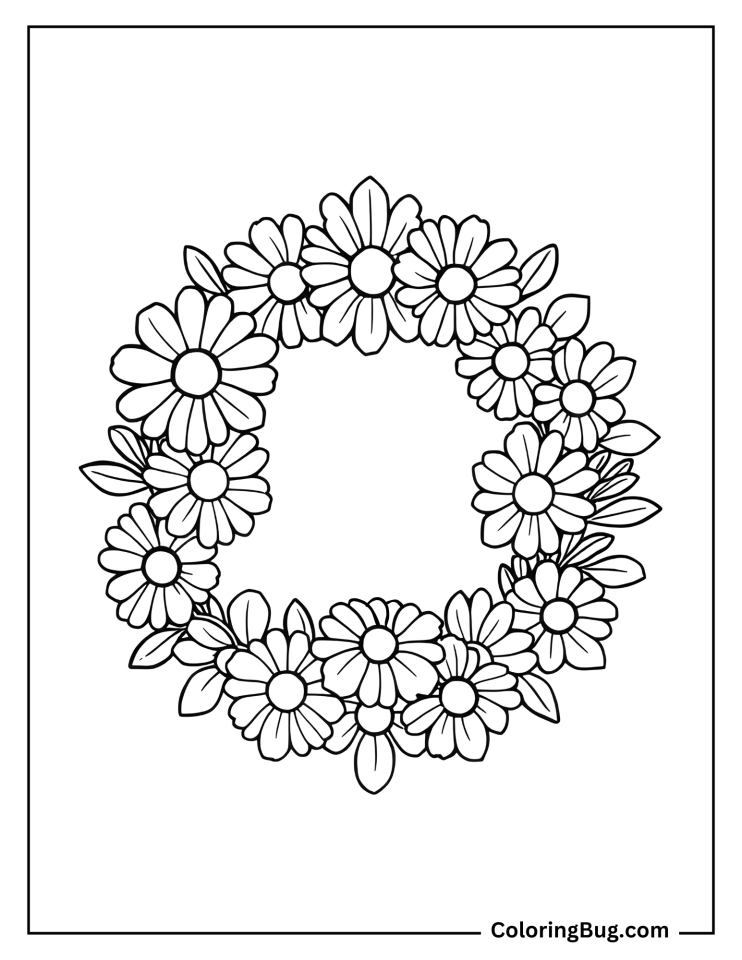 40 Daisy Flowers Coloring pages (Free printable PDFs)