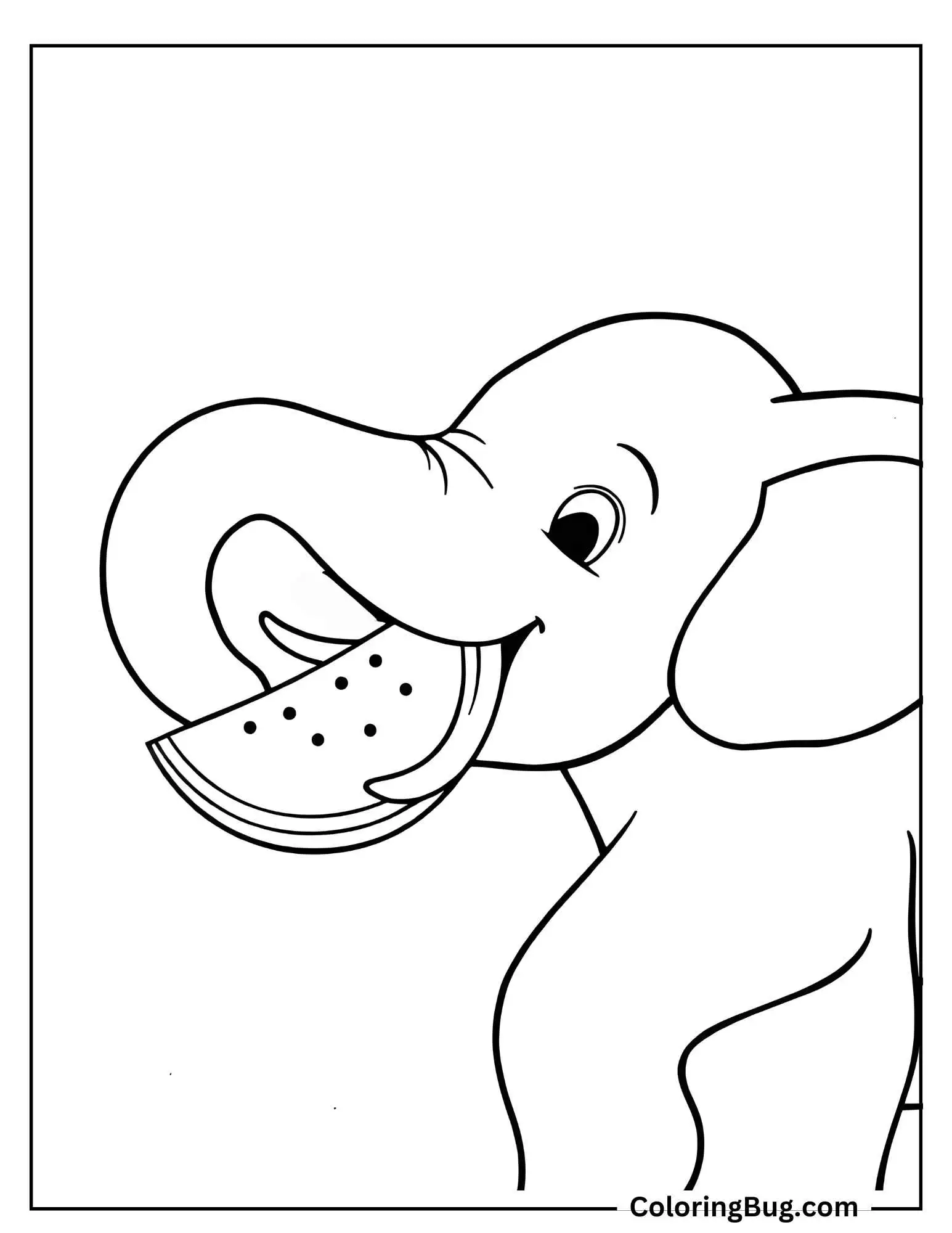30 Watermelon Coloring Pages (Free Printable PDFs)