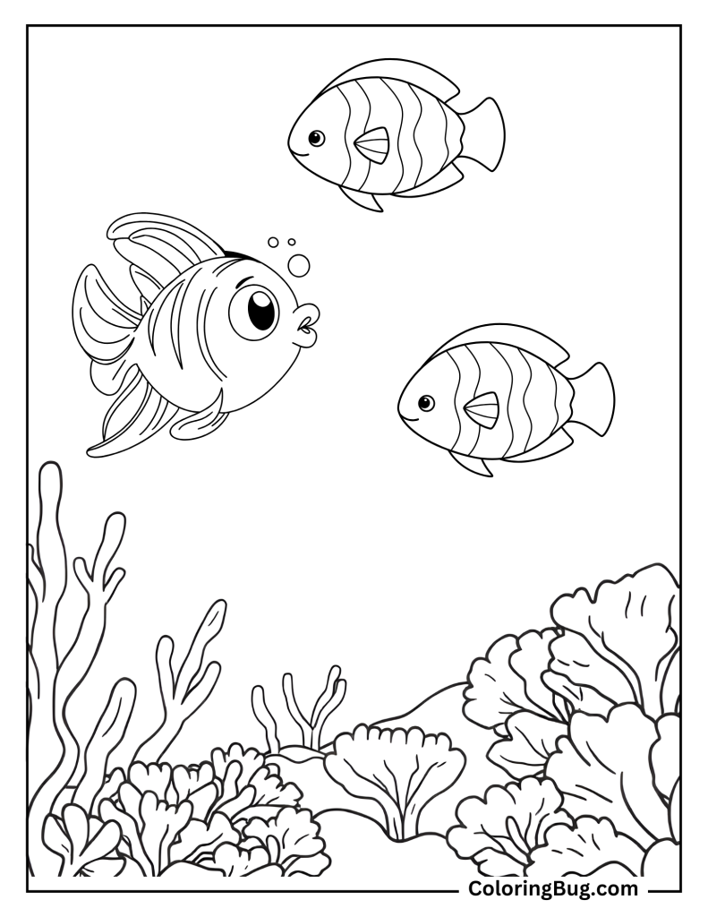 42 Ocean Coloring Pages (Free Printable PDFs)