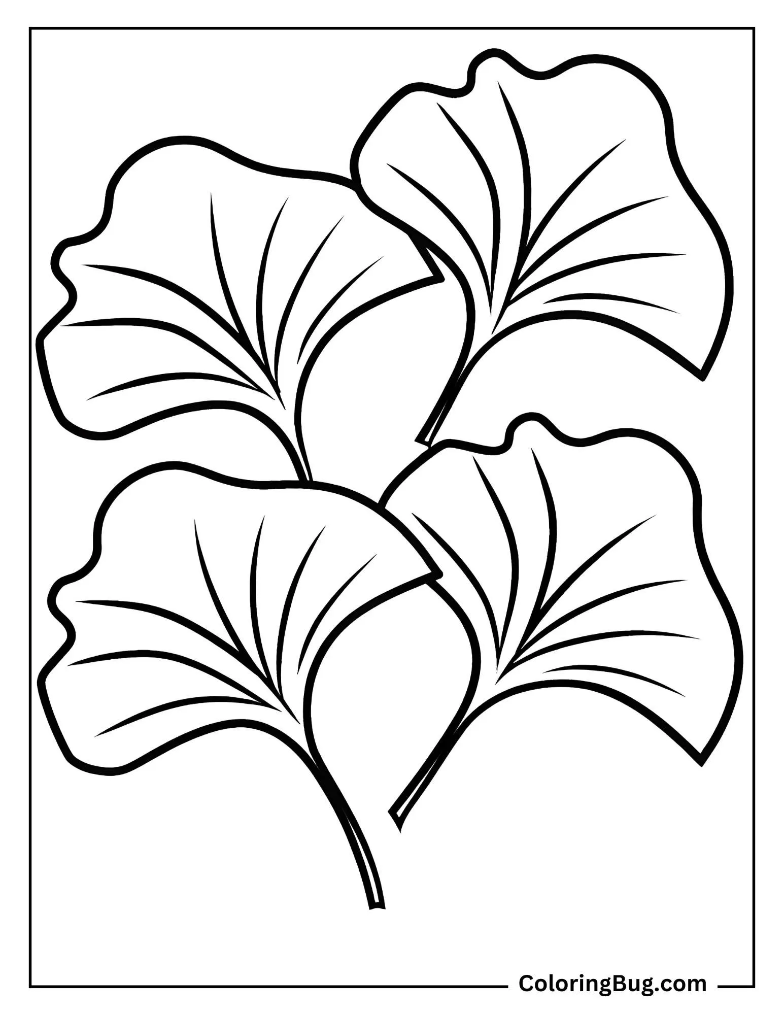 40 Leaf Coloring Pages (Free Printable PDFs)
