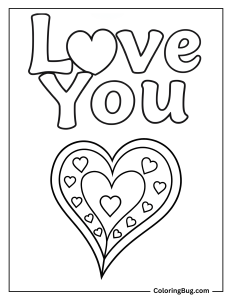 72 Heart Coloring Pages (Free Printable PDFs)