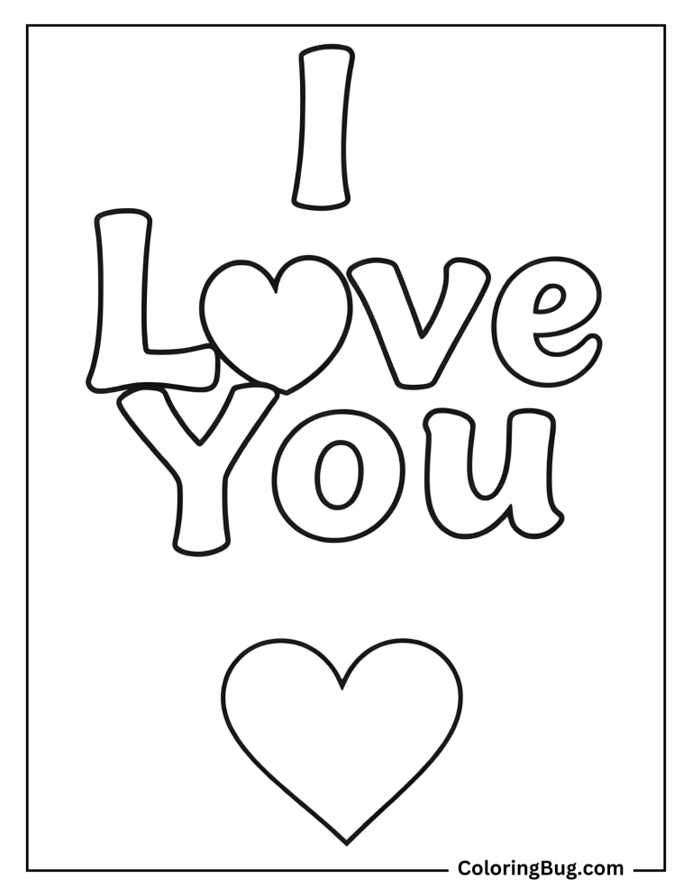 72 Heart Coloring Pages (Free Printable PDFs)