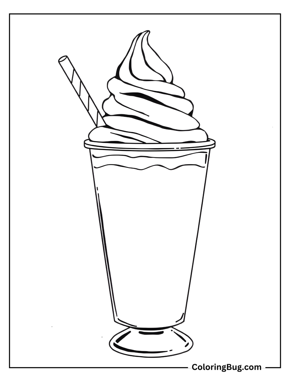 40 Ice Cream Coloring Pages (Free Printable PDFs)