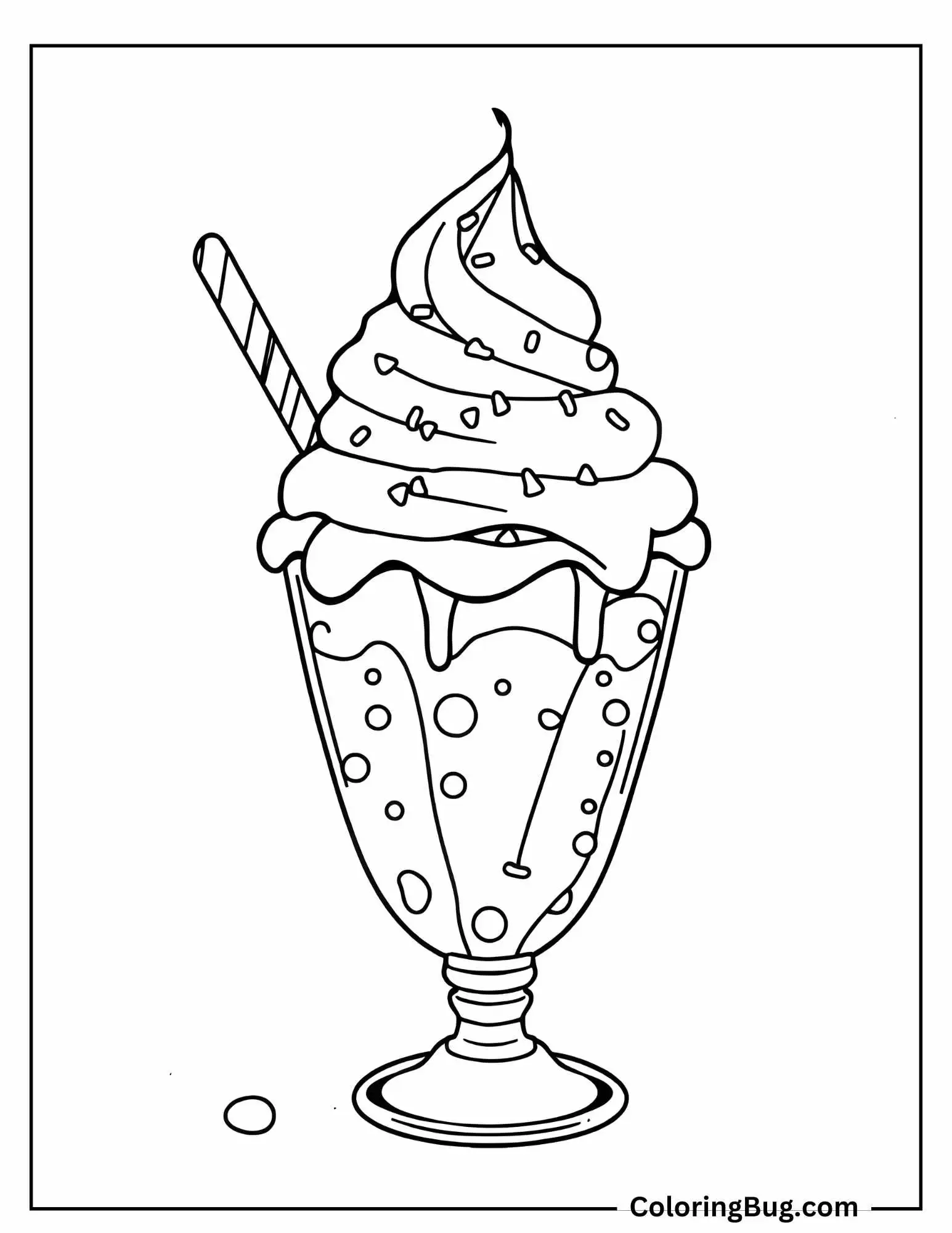 40 Ice Cream Coloring Pages (Free Printable PDFs)