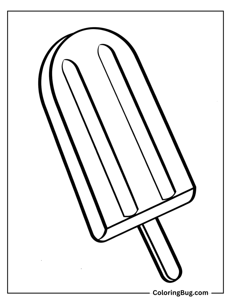 40 Ice Cream Coloring Pages (Free Printable PDFs)