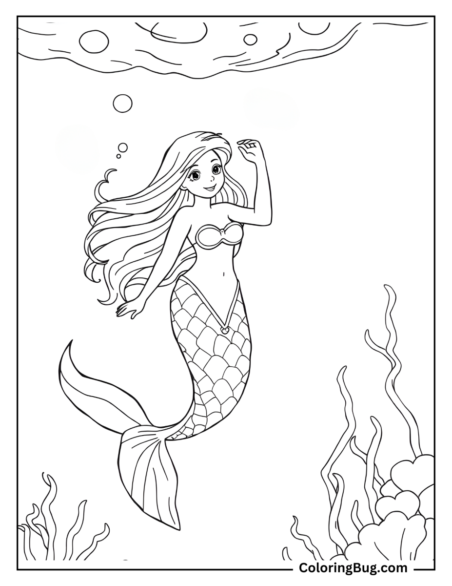 42 Ocean Coloring Pages (Free Printable PDFs)