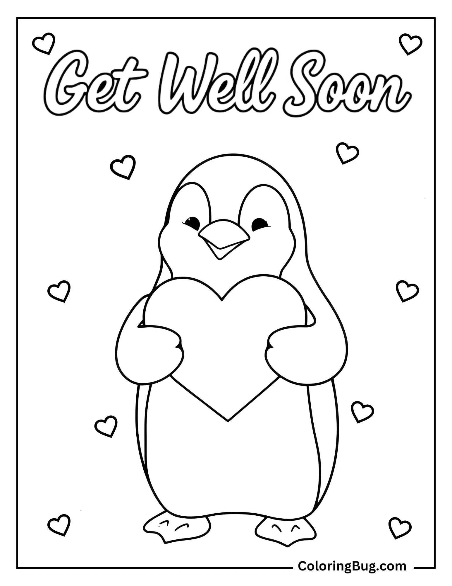 30 Get Well Soon Coloring Pages (Free Printable PDFs)