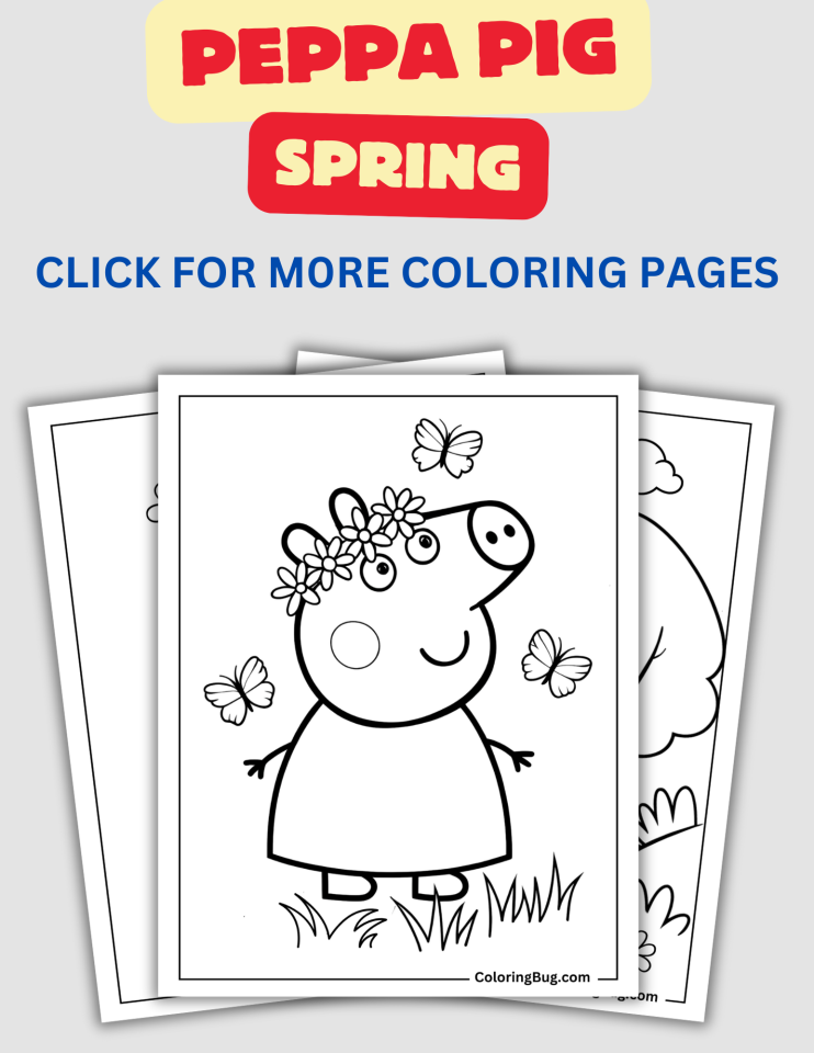 335+ Spring Coloring Pages (Free Printable PDFs)
