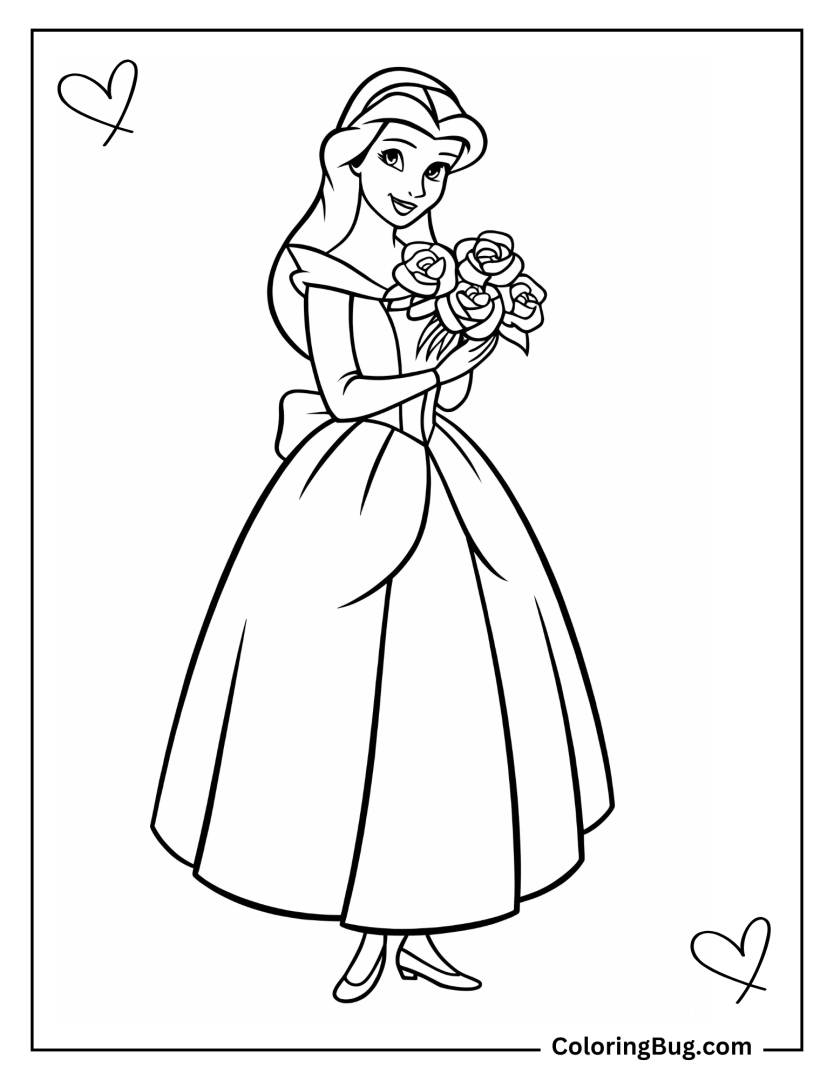 56 Disney Valentines Coloring Pages (Free Printable PDFs)