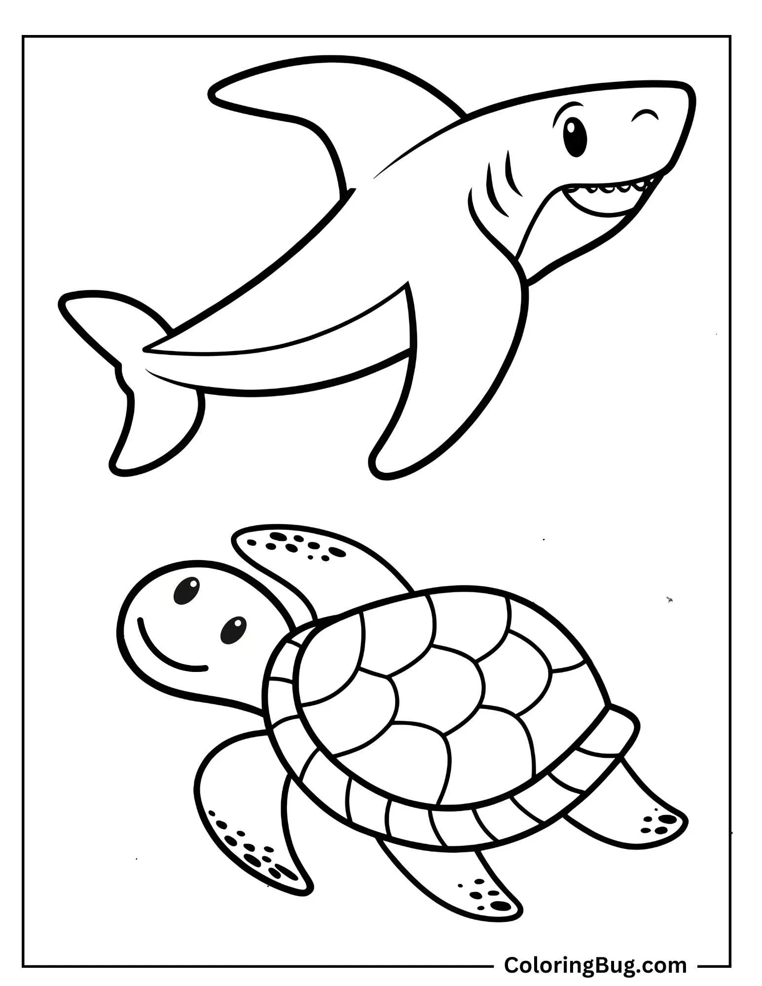 40 Shark Coloring Pages (Free Printable PDFs)