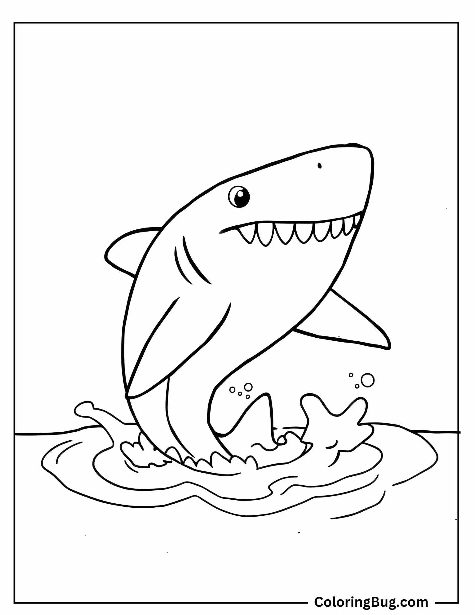 40 Shark Coloring Pages (Free Printable PDFs)