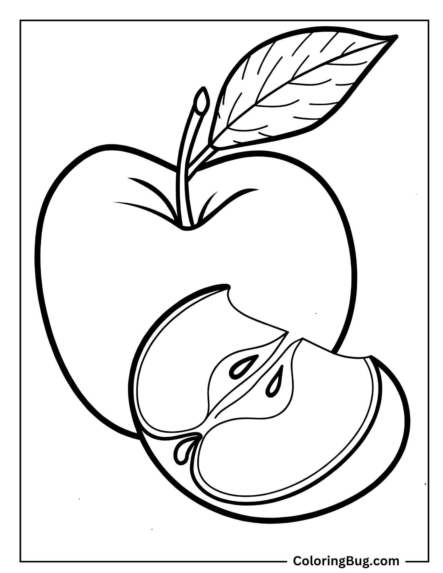 40 Fruit Coloring Pages (Free Printable PDFs)