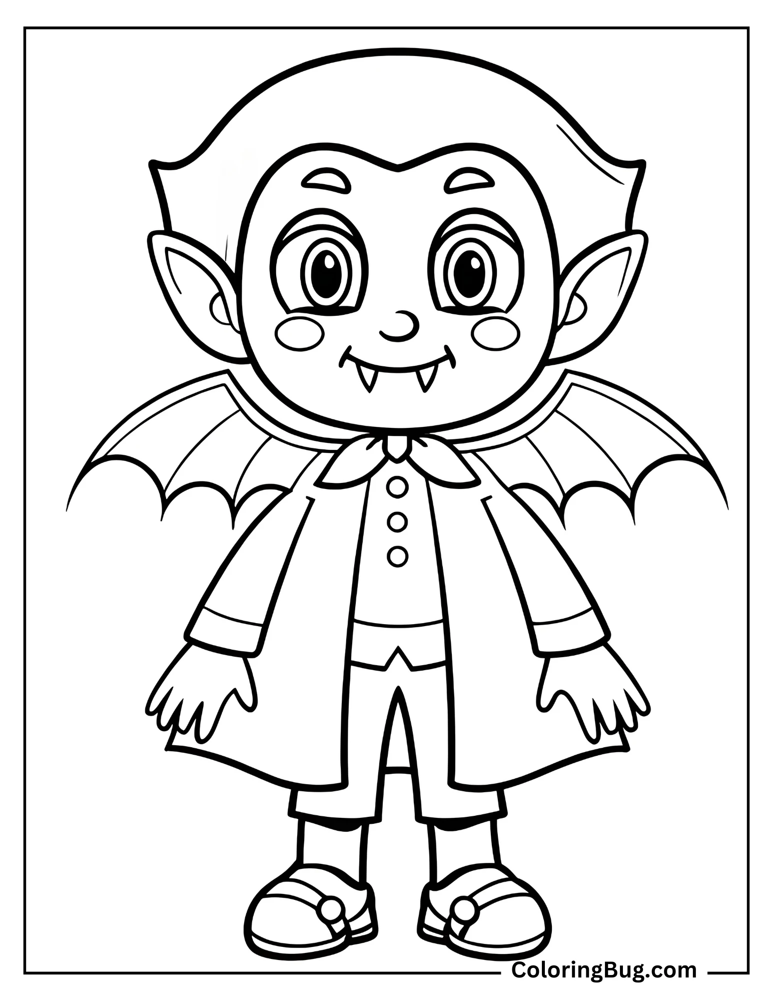 26 Vampire Coloring Pages (Free Printable PDFs)