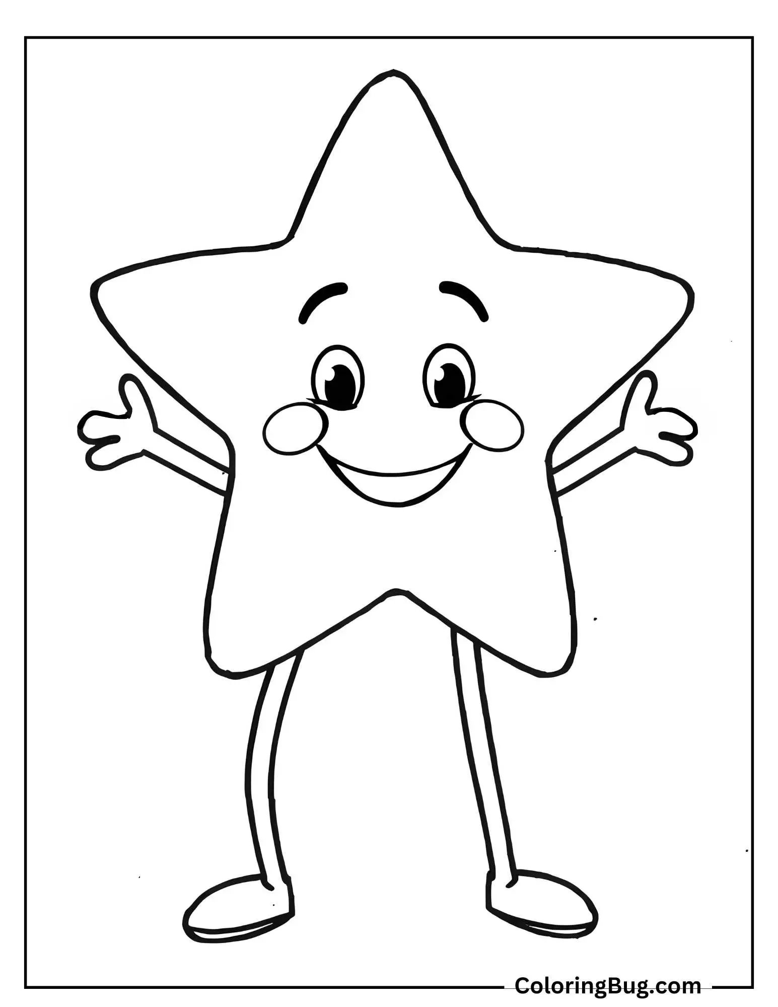 60 Star Coloring Pages (Free Printable PDFs)