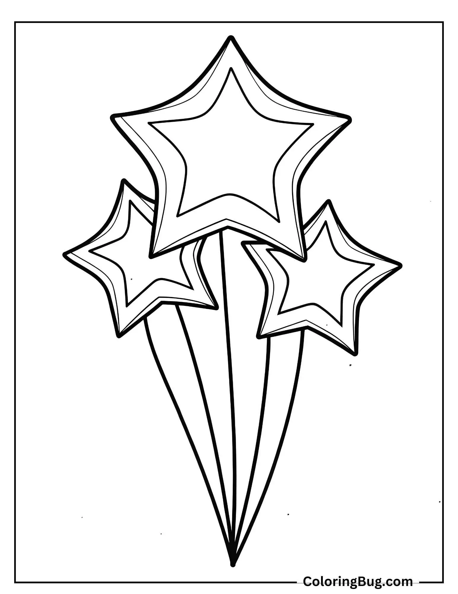 60 Star Coloring Pages (Free Printable PDFs)