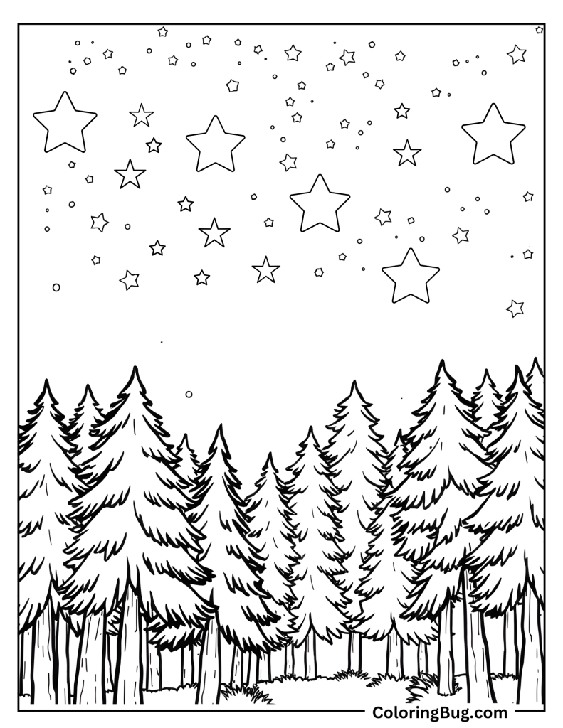 60 Star Coloring Pages (Free Printable PDFs)