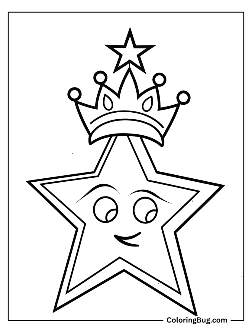 60 Star Coloring Pages (Free Printable PDFs)