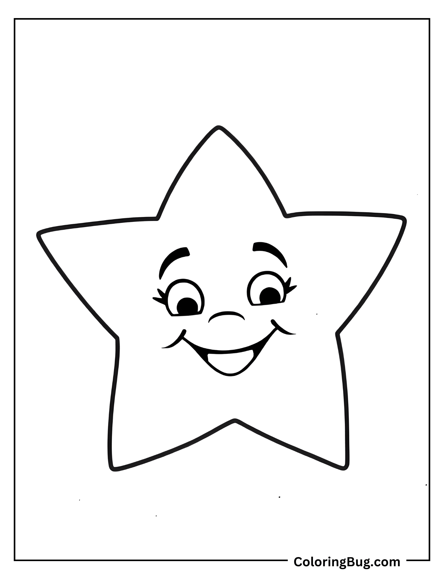 60 Star Coloring Pages (Free Printable PDFs)