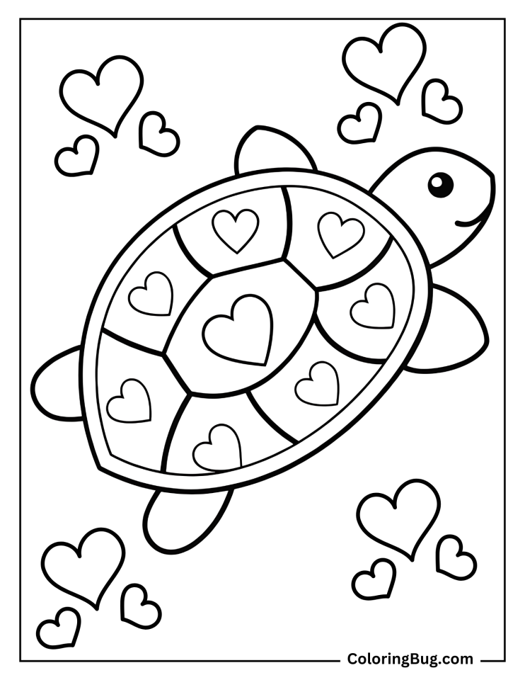 28 Easy Cute Valentines Coloring Pages (Free Printable PDFs)