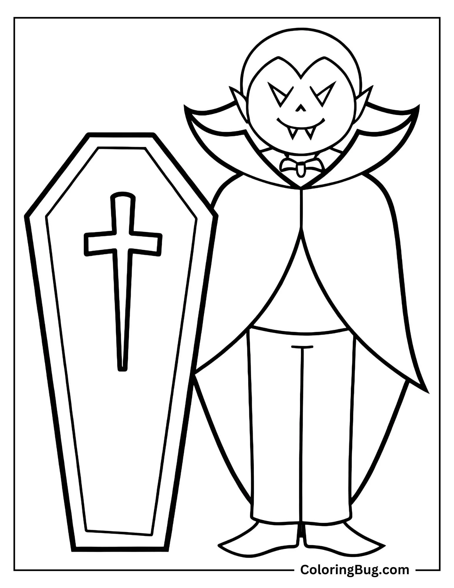 26 Vampire Coloring Pages (Free Printable PDFs)
