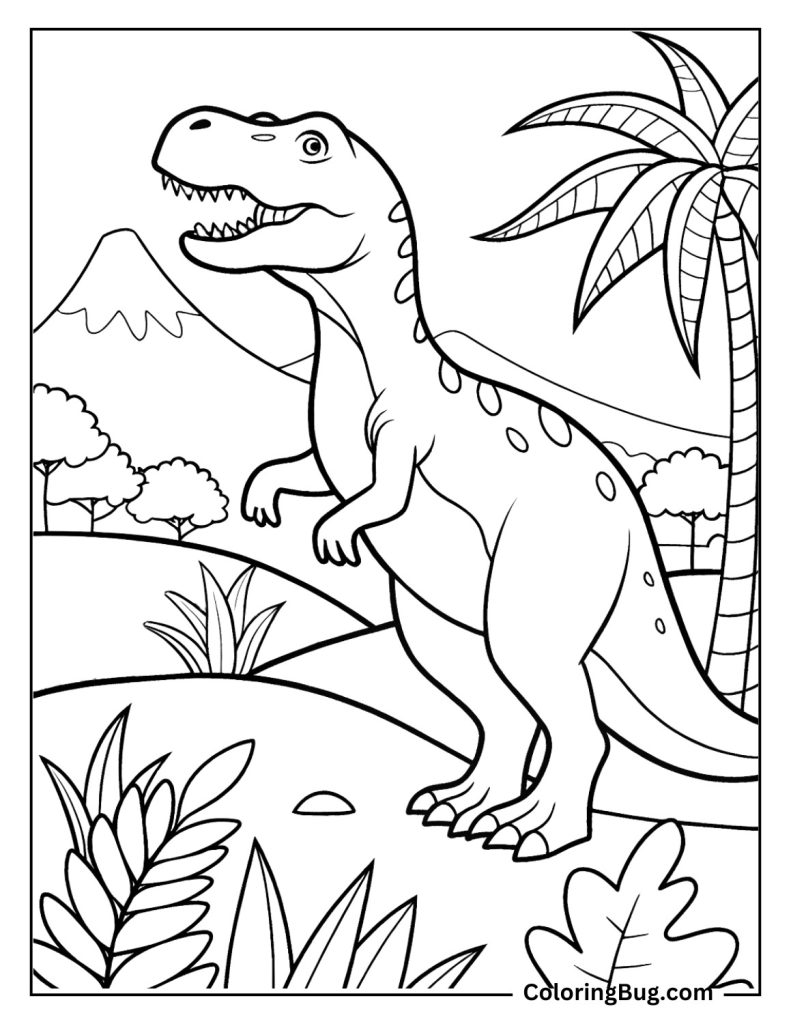60+ T-Rex Coloring Pages (Free Printable PDFs) For Kids and Adults