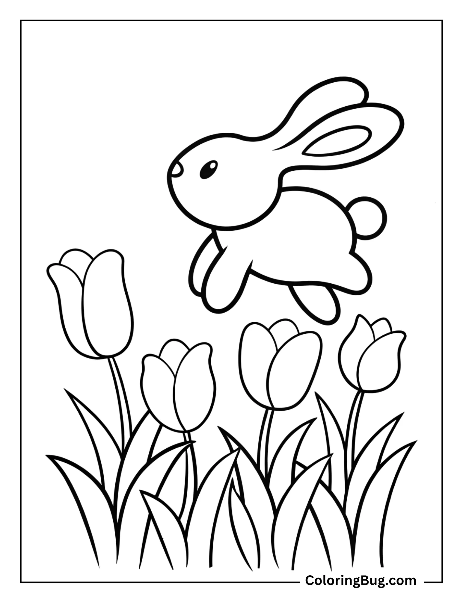 30 Cute Spring Coloring Pages (Free Printable PDFs)