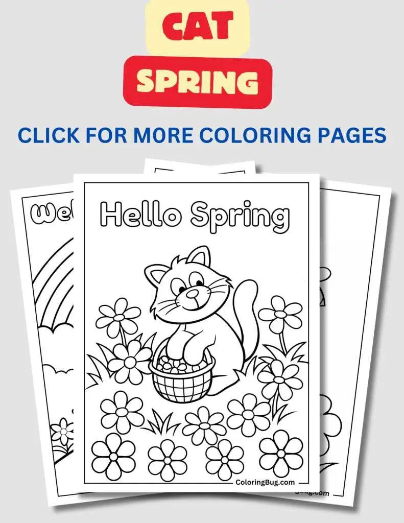335+ Spring Coloring Pages (Free Printable PDFs)