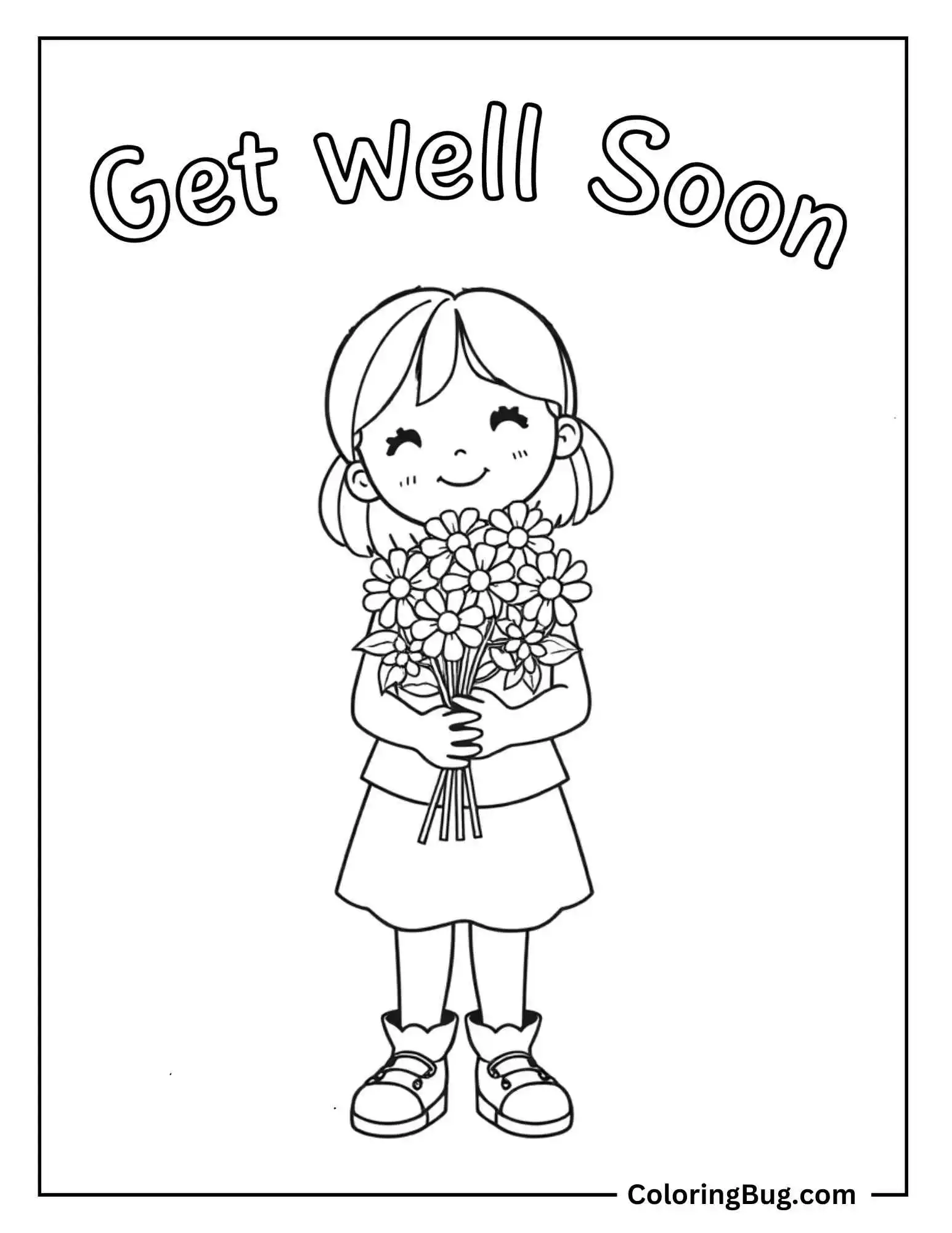 30 Get Well Soon Coloring Pages (Free Printable PDFs)