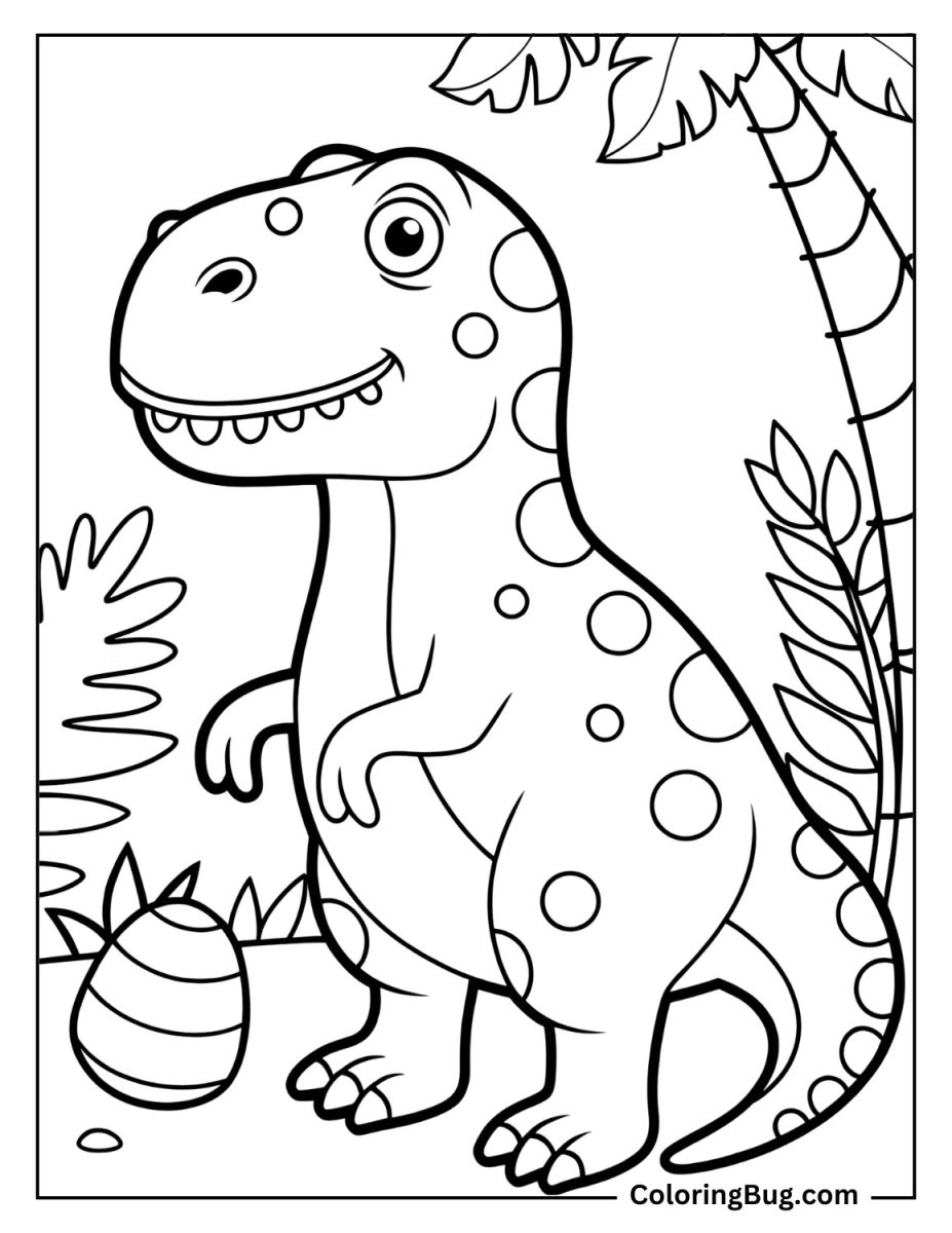 60+ T-Rex Coloring Pages (Free Printable PDFs) For Kids and Adults