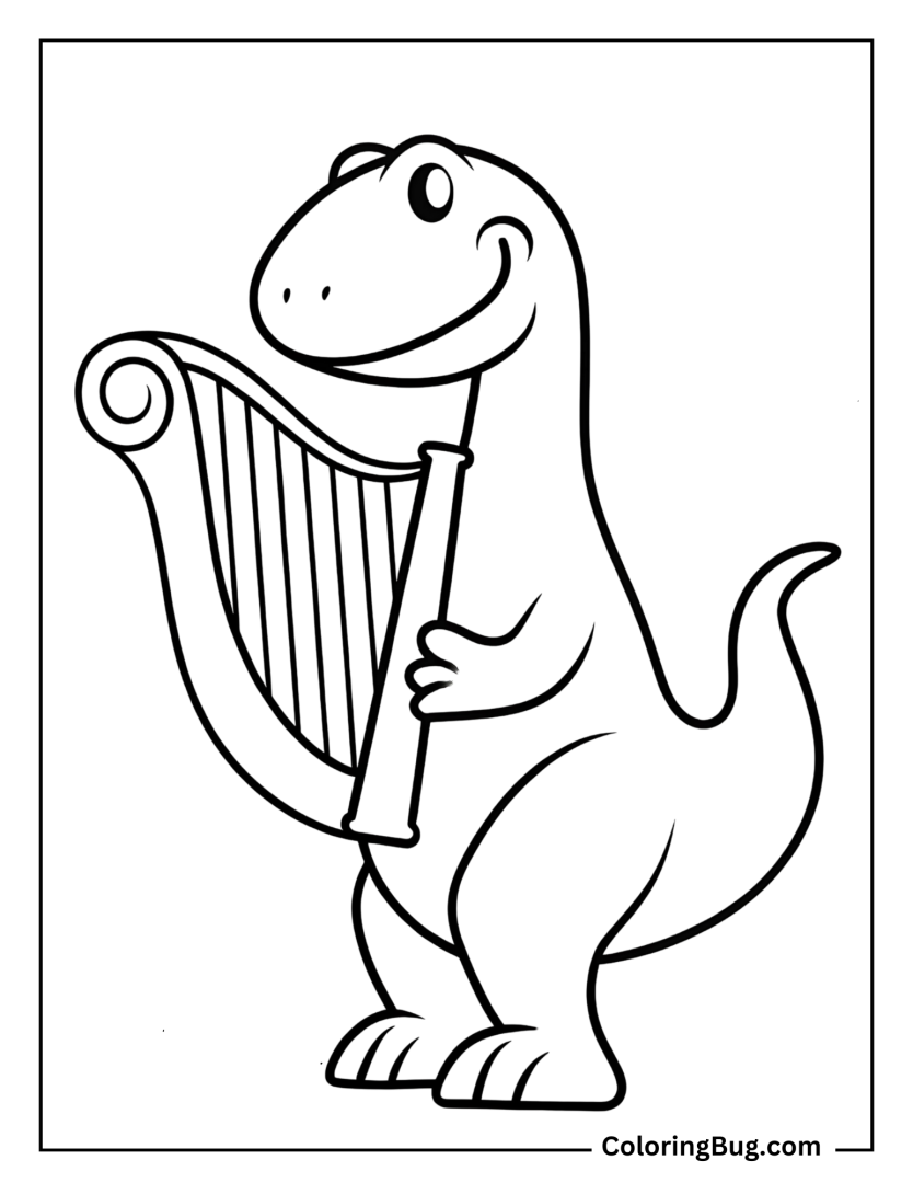 20 Dinosaur St. Patrick's Day Coloring Pages (Free Printable PDFs)