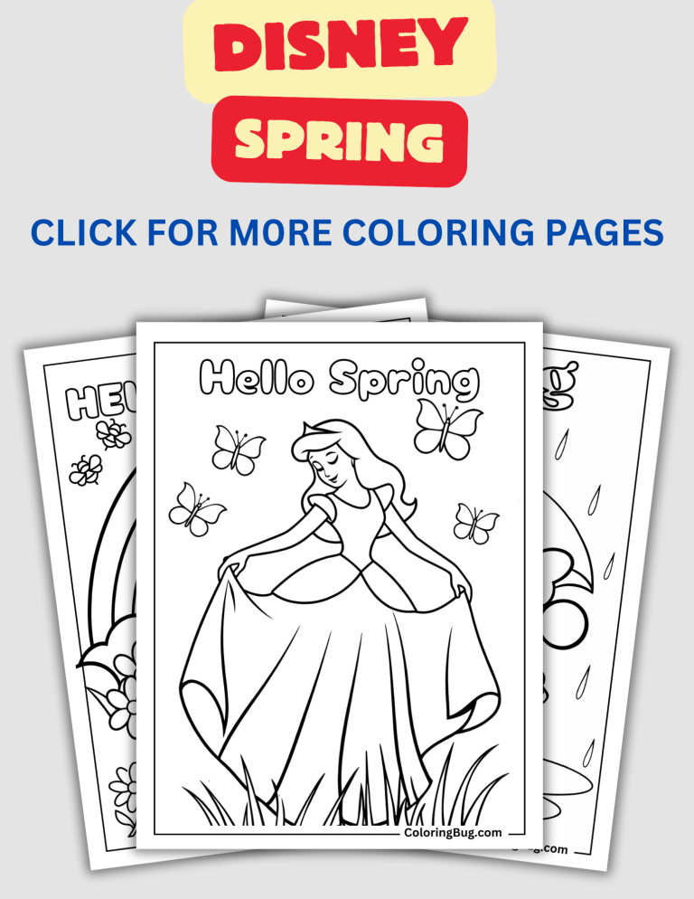 335+ Spring Coloring Pages (Free Printable PDFs)