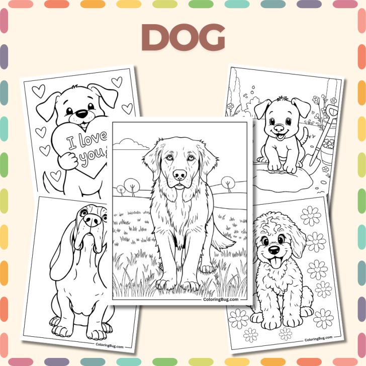 Free Coloring Pages as Printable PDFs | Coloring Bug