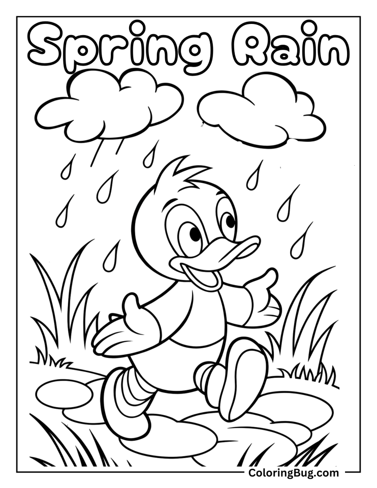 30 Disney Spring Coloring Pages (Free Printable PDFs)