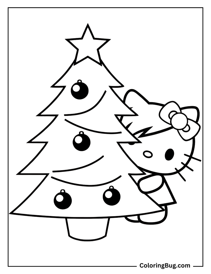 20 Emo Hello Kitty Coloring Pages (Free Printable PDFs)
