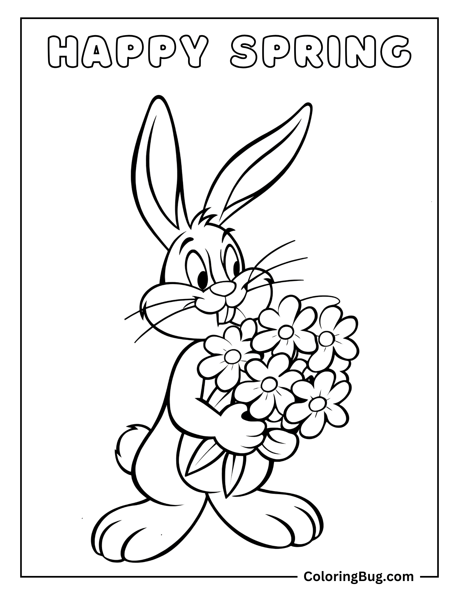 30 Welcome to The First Day of Spring Coloring Pages (Free Printable PDFs)