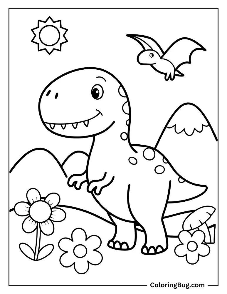 60+ T-Rex Coloring Pages (Free Printable PDFs) For Kids and Adults