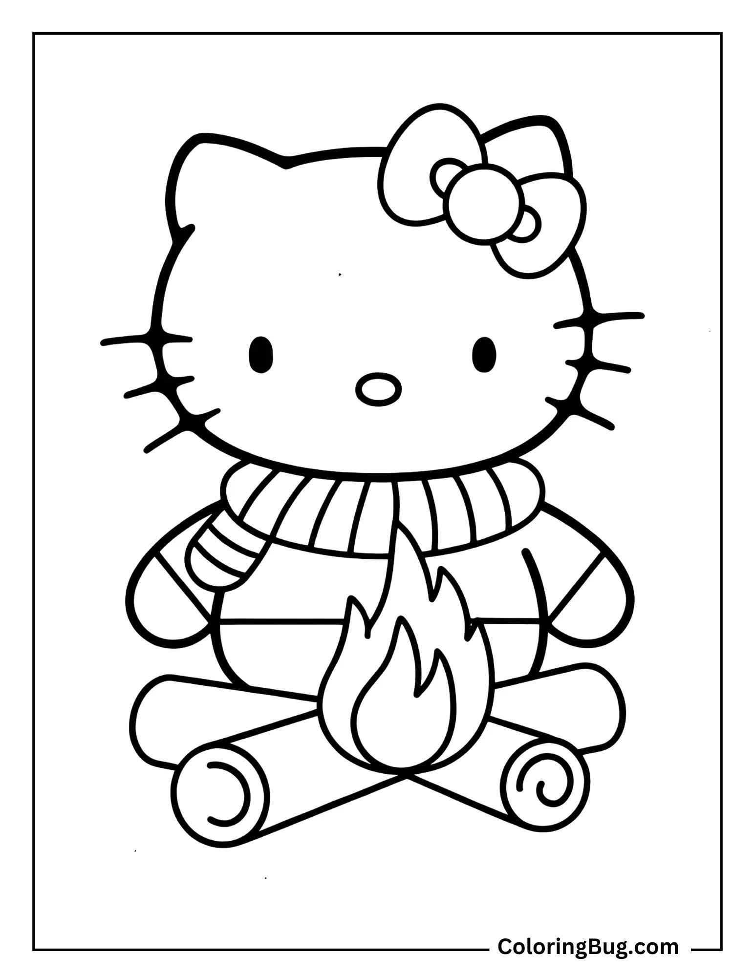 20 Fall Hello Kitty Coloring pages (Free printable PDFs)