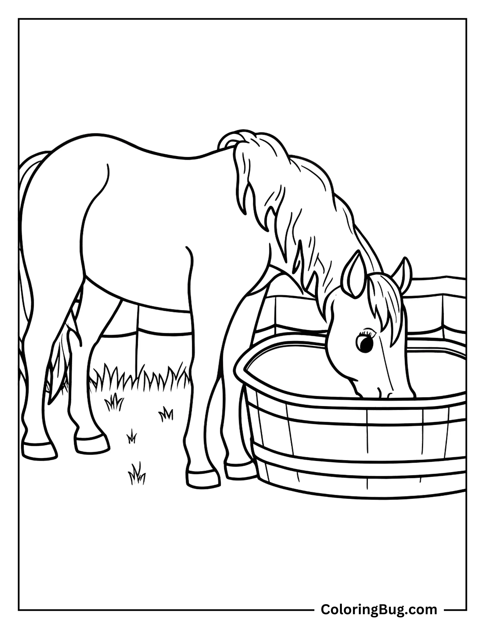 160 Horse Coloring Pages (Free Printable PDFs)