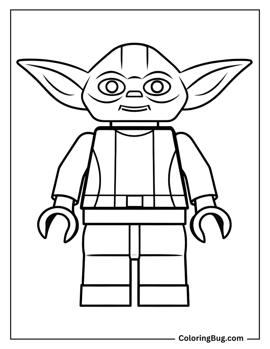 30 LEGO Minifigure Coloring Pages (Free Printable PDFs)