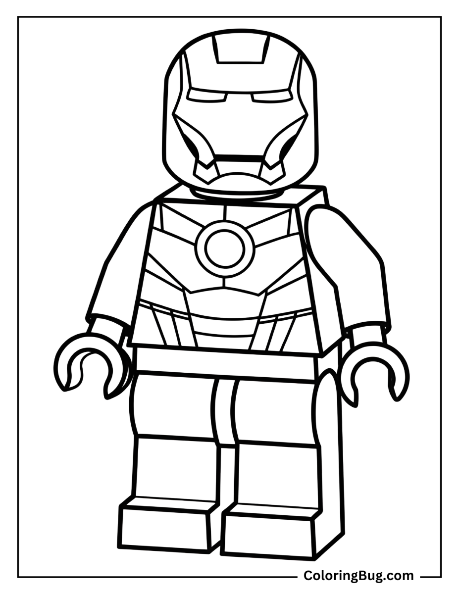 30 LEGO Minifigure Coloring Pages (Free Printable PDFs)