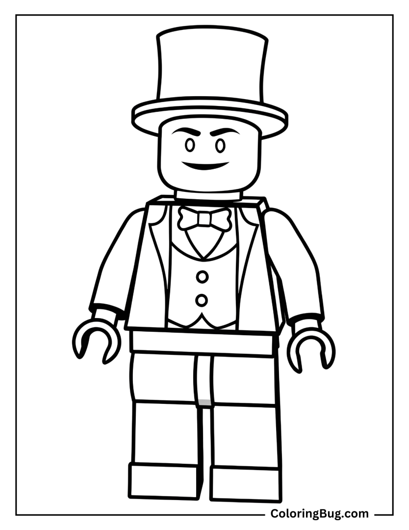 30 LEGO Minifigure Coloring Pages (Free Printable PDFs)
