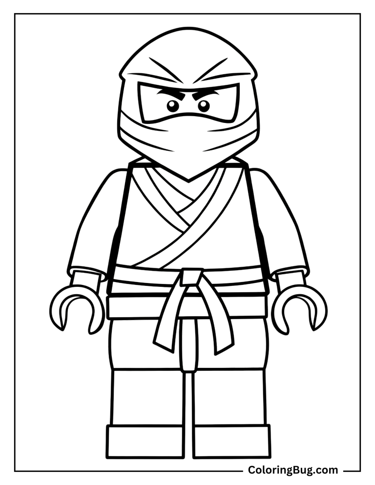 30 LEGO Minifigure Coloring Pages (Free Printable PDFs)