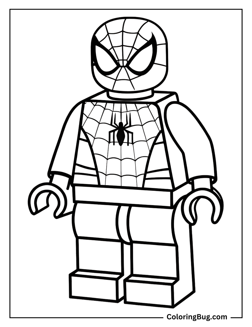 30 LEGO Minifigure Coloring Pages (Free Printable PDFs)