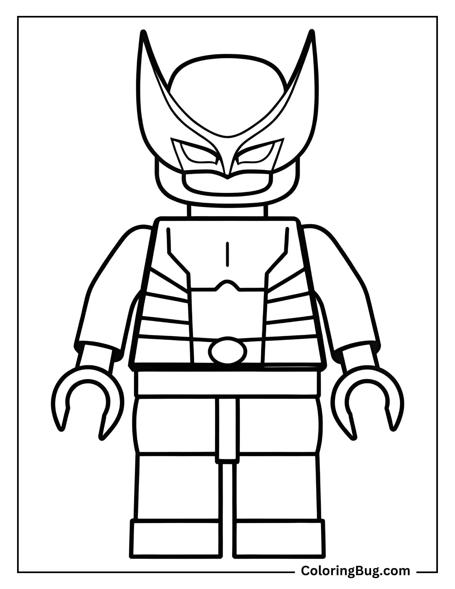 Lets Coloring Book Printable Lego Minifigures Men Coloring Pages For Free