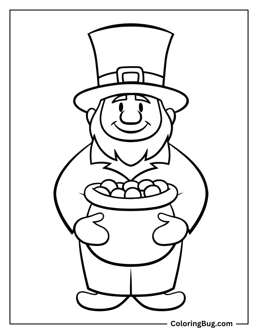 20 Leprechaun St. Patrick's Day Coloring Pages (Free Printable PDFs)